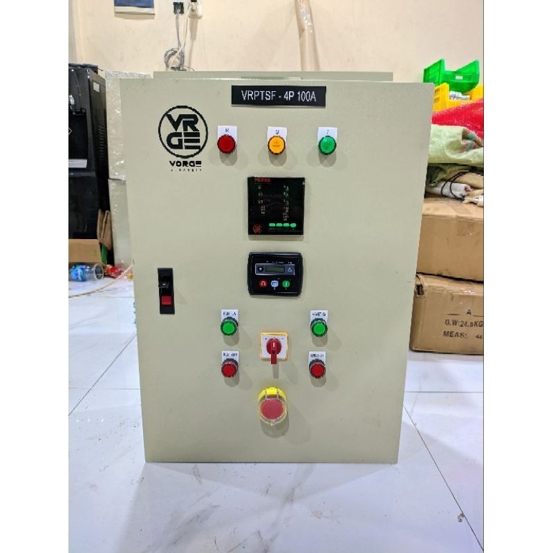 Jual Panel ATS AMF Automatic Transfer Switch 66KVA VORGE VRPTSFB-100A ...