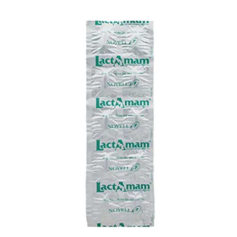 Jual lactamam strip 10 kaplet asi booster | Shopee Indonesia