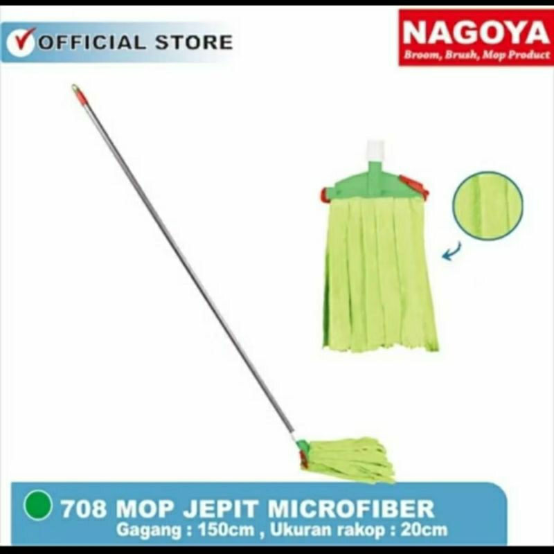 Jual Kain Pel Lantai Fiber Microfiber Gagang Panjang 150CM Komplit Pel ...