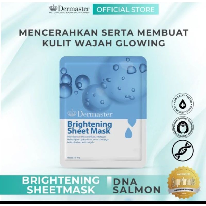 Jual Dermaster Whitening Sheet Mask | Shopee Indonesia