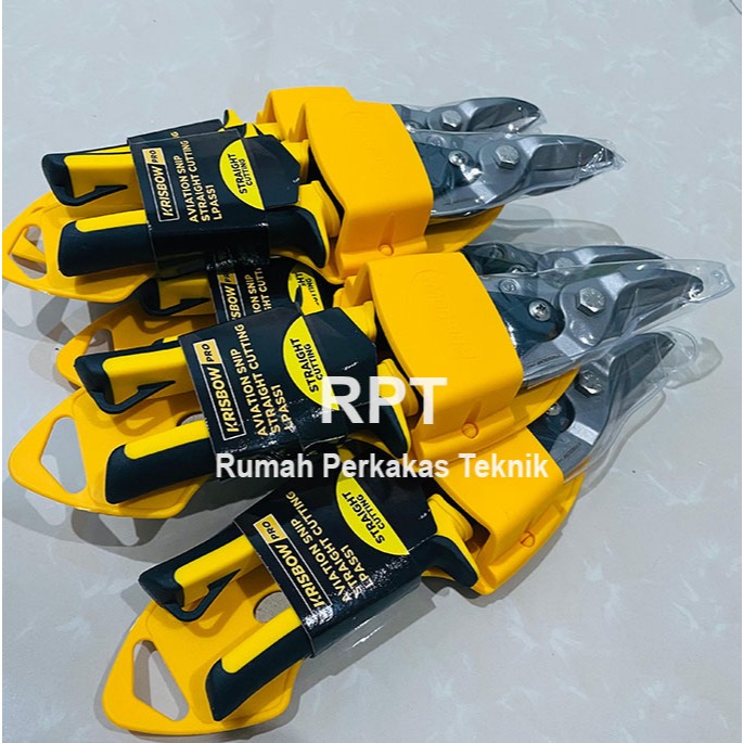 Jual KRISBOW Gunting Baja RIngan / Aviation Snip Cutting / Gunting ...