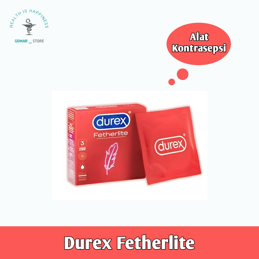 Jual durex fetherlite isi 3s | anti bocor | terbaik | Shopee Indonesia