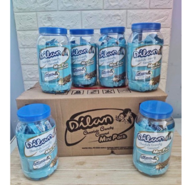 Jual DILAN CHOCHOLATE CRUNCHY MINI PACK TOPLES FOOD SNACK MAKANAN ...