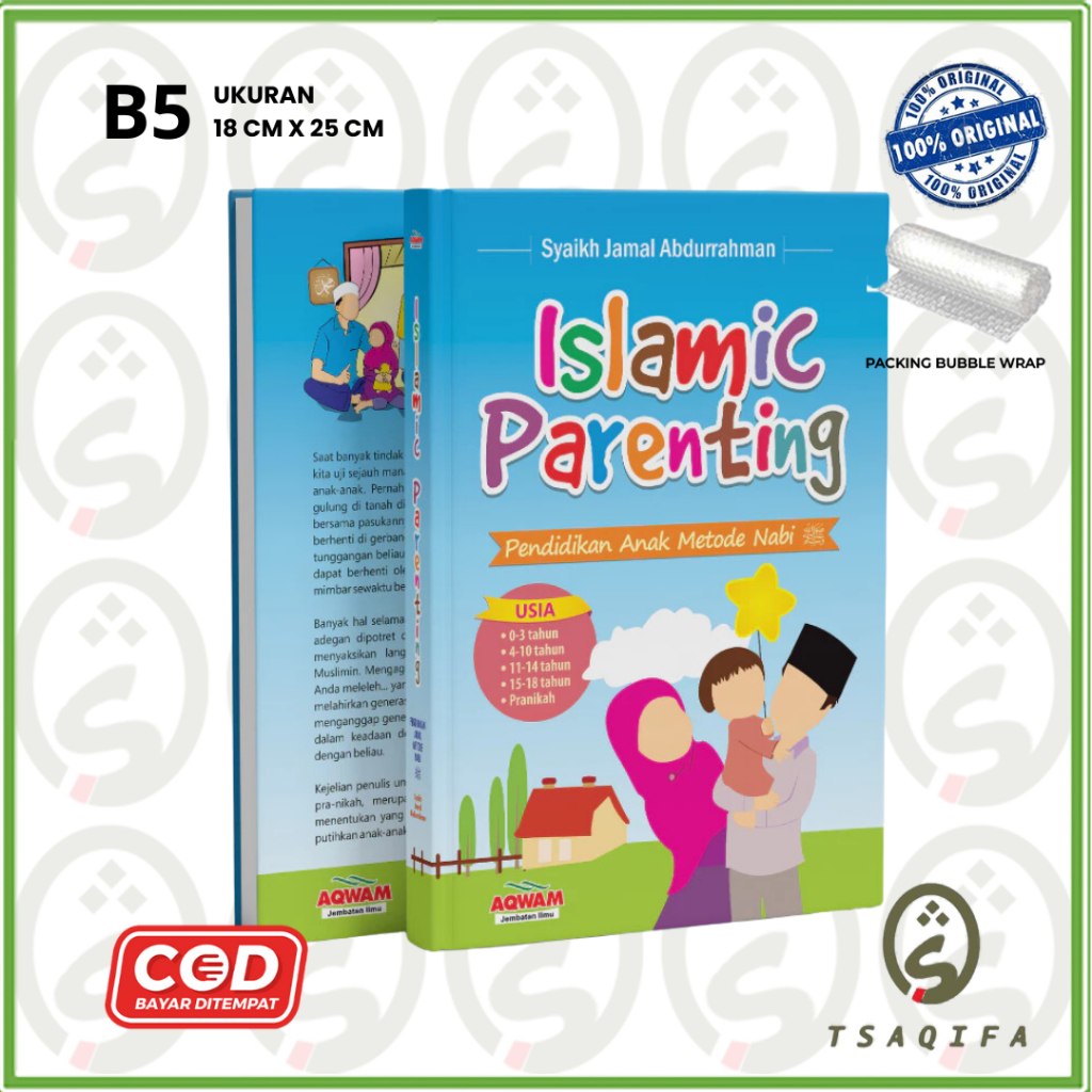 Jual Buku ISLAMIC PARENTING A5 HC Pendidikan Anak Metode Nabi Penerbit AQWAM | Shopee Indonesia