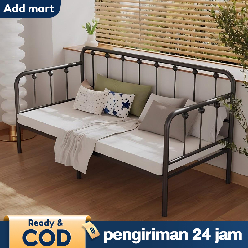 Jual Sofa Bed Daybed Dipan Sofa Besi Tatakan Divan Besi Bisu Ekonomi ...