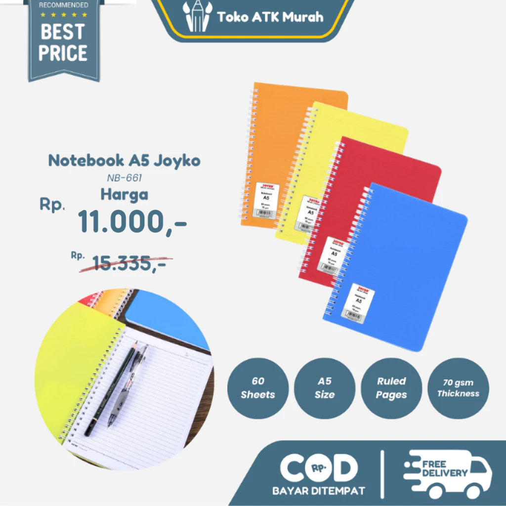 Jual Note Book Joyko NB-661 A5 | Shopee Indonesia