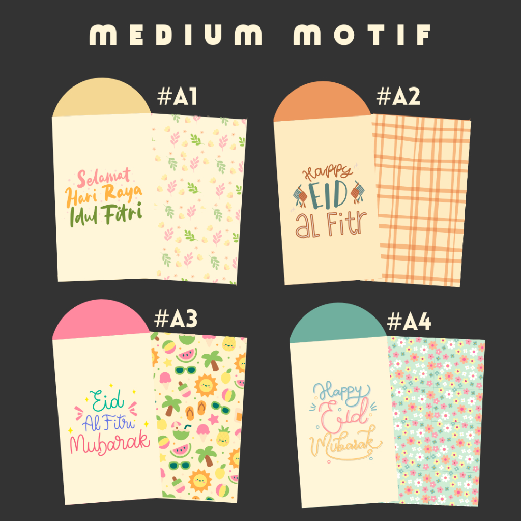 Jual AMPLOP LEBARAN MOTIF / AMPLOP HARI RAYA IDUL FITRI CANTIK ...