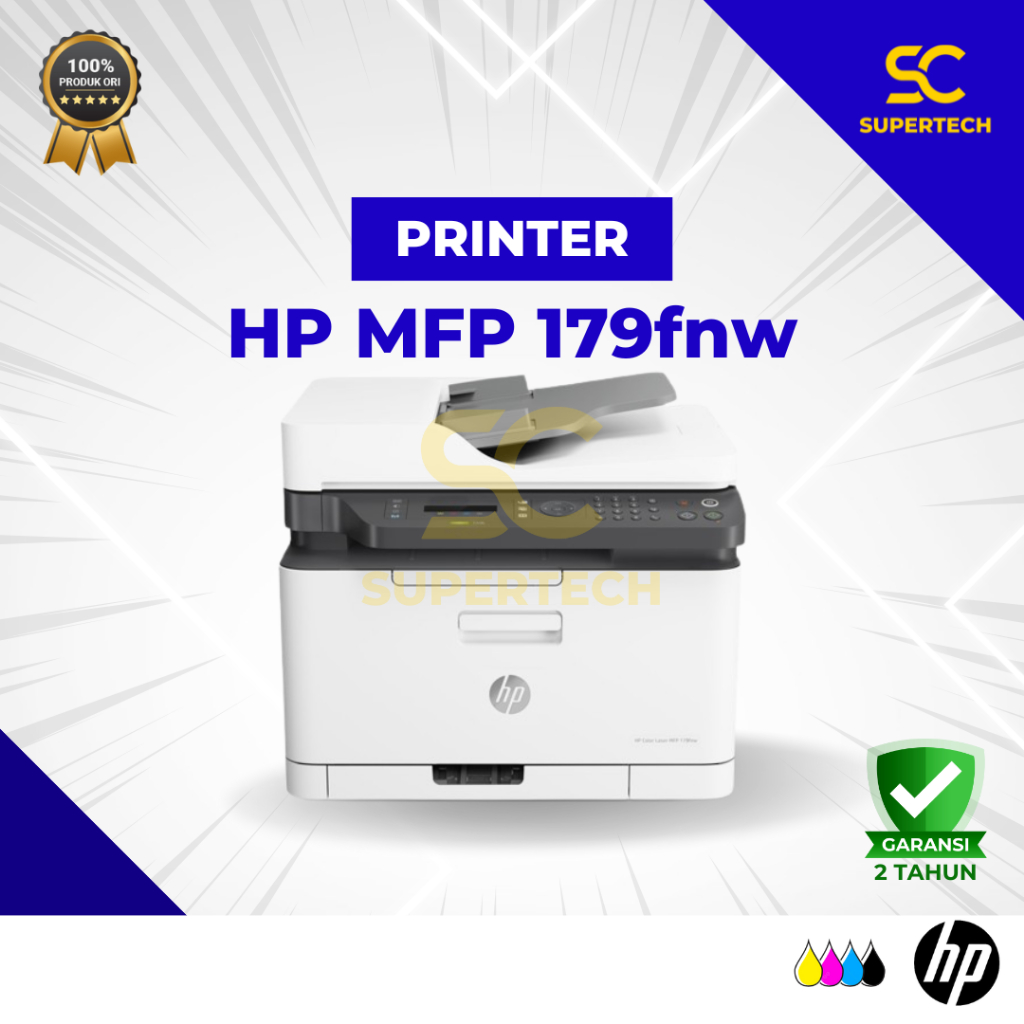 Jual Printer HP LaserJet MFP 179fnw Color Print Scan Copy | Shopee ...