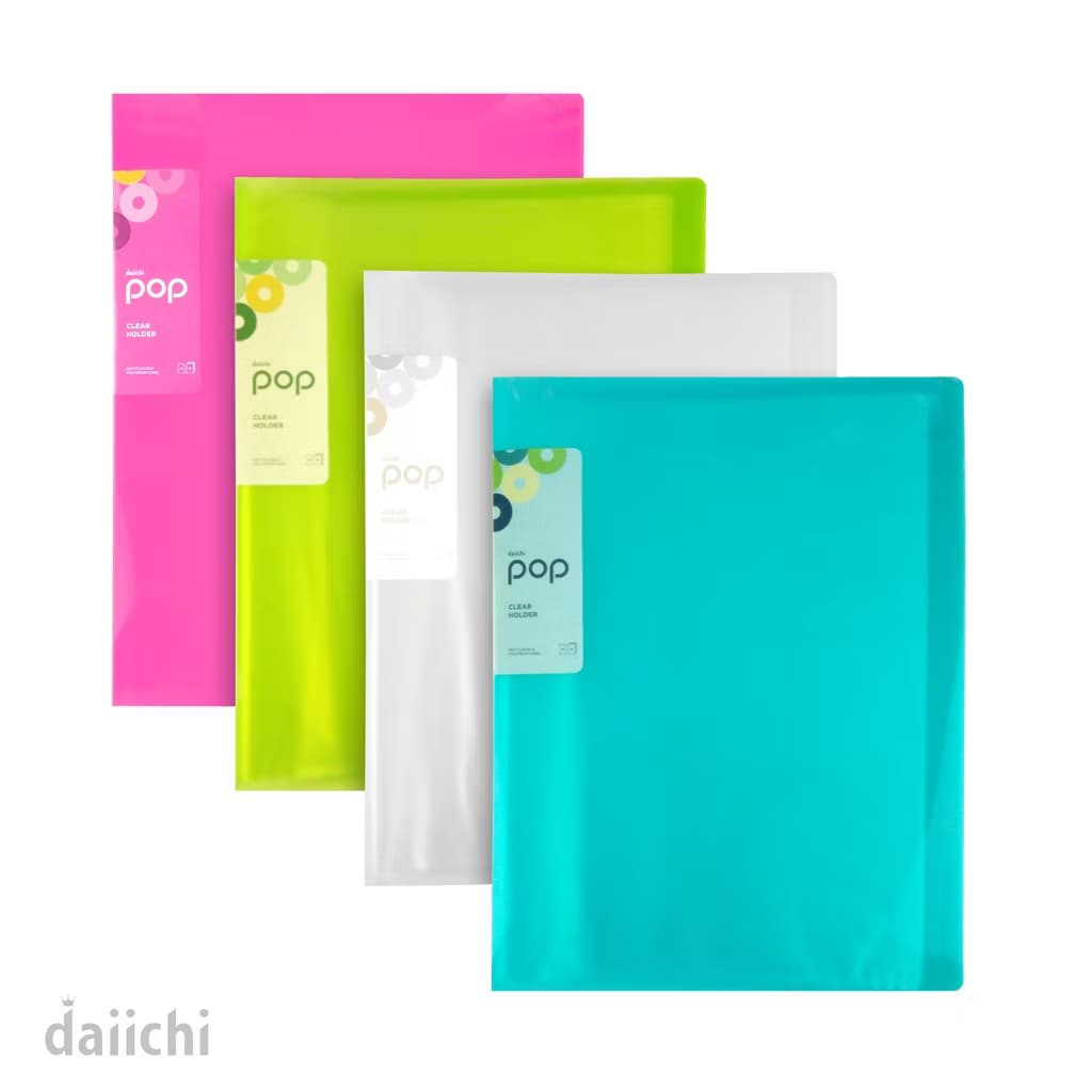 Jual CH DAIICHI POP A4 CLEAR HOLDER TRANSPARAN COVER MAP PLASTIK FOLIO ...