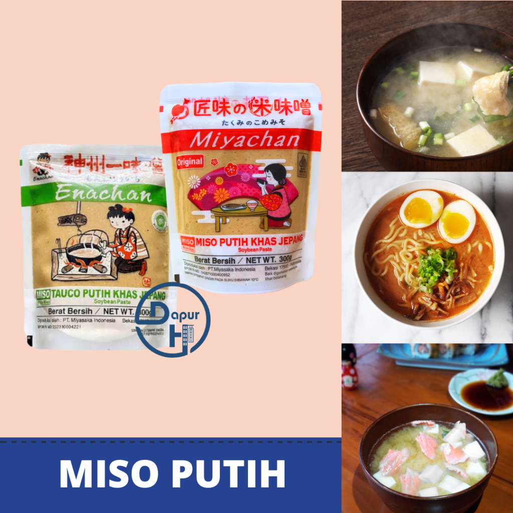Jual ENAACHAN & MIYACHAN Pasta Miso Putih 300 g Halal │ Tauco Ala ...