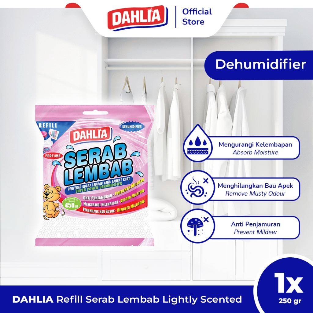 Jual DAHLIA Refill Serab Lembab Lightly Scented isi 1 (250gr ...