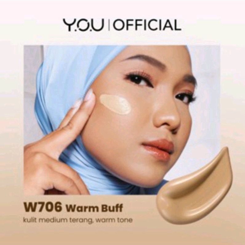 Jual (READY STOK) Skin Tint YOU Liquid Foundation Natural Matte Finish ...