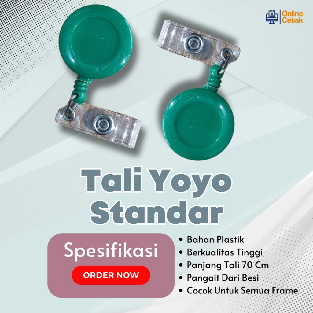 Jual Yoyo Tali Id Card Gantungan ID CARD Hang Tag Name Tag STANDARD ...