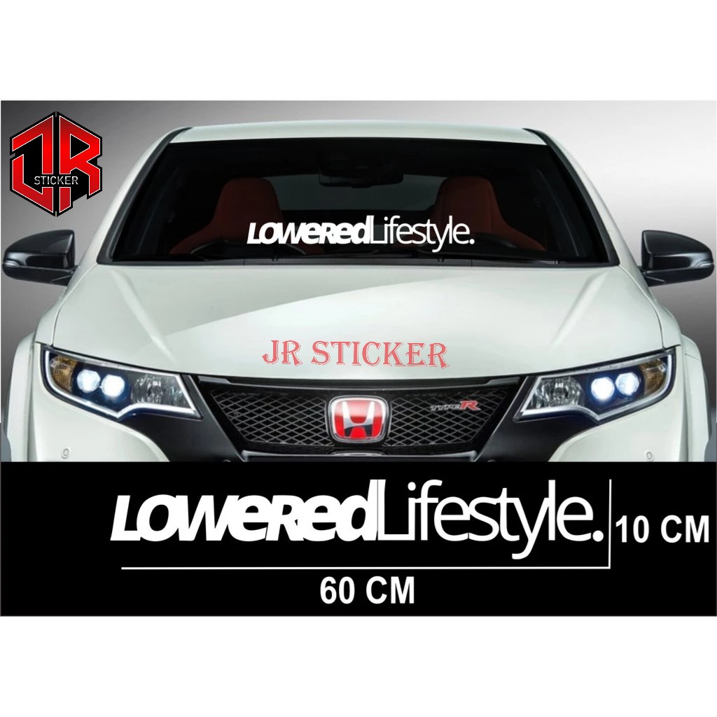 Jual Cutting sticker mobil sticker kaca depan Tulisan keren stiker ...