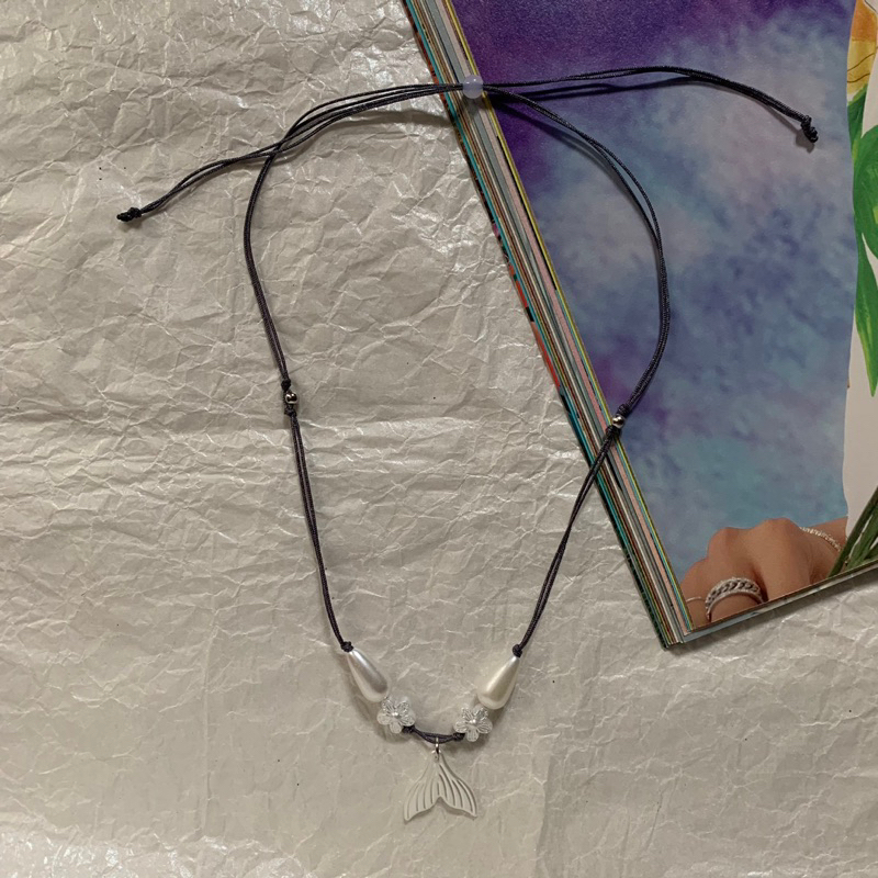 Jual madebykirei - Kalung Tali Mermaid / Kalung Tali Aesthetic / Rope ...