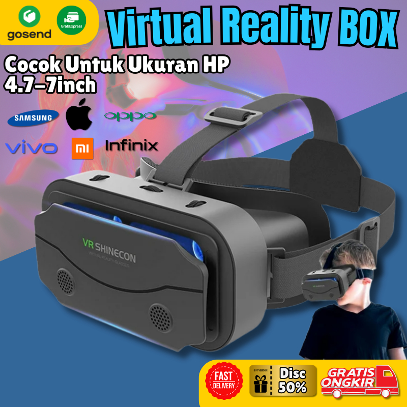 Jual Virtual Reality VR Box IMAX Giant Screen Virtual Reality Glasses | Shopee Indonesia