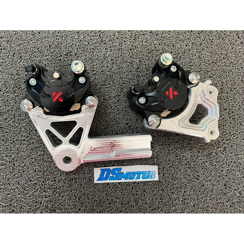 Jual kaliper KTC KYTACO RACING 2P 2piston set breket braket dudukan PNP satria 2tak hiu lumba ...