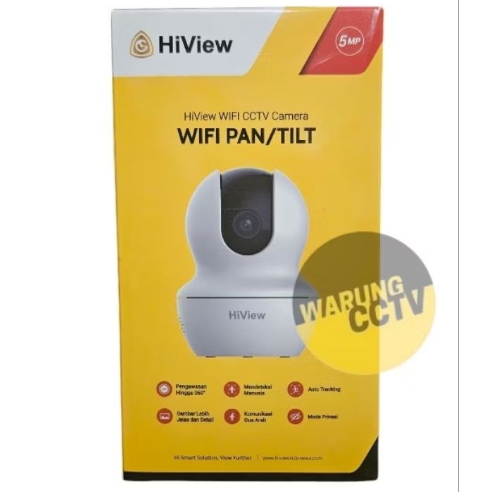 Jual Hiview C3W-3MP // C5W-5MP Indoor Pan Tilt H.265 2 Way audio Wifi IP Camera CCTV kamera ...