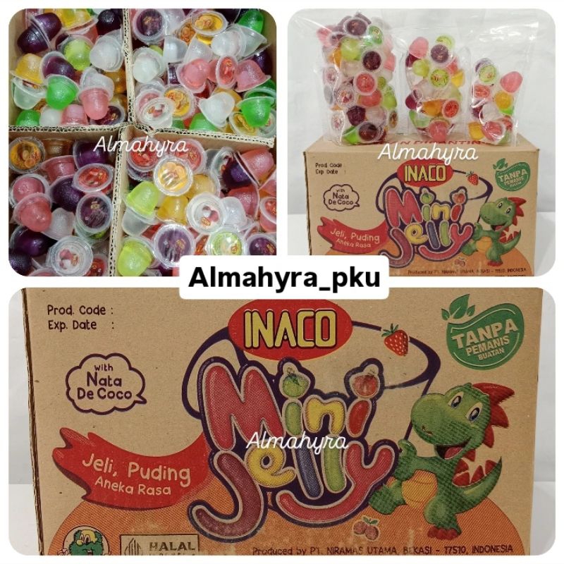 Jual Inaco Jelly With Nata de Coco Mix Rasa 1Kg, 500gr, dan 250gr ...