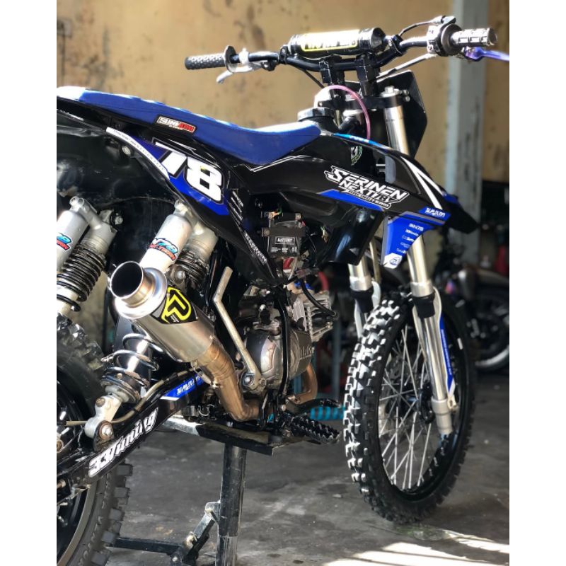 Jual Knalpot Bebek 4t GTX Grasstrack RBT 115cc 130cc 200cc Jupiter ...