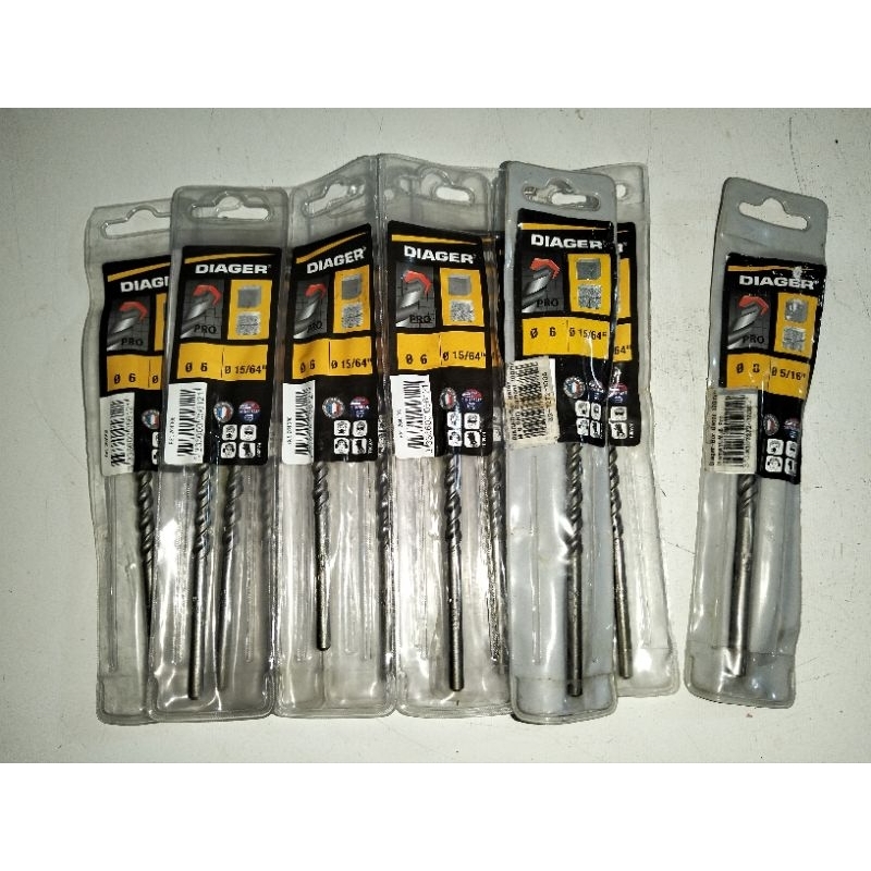 Jual DIAGER - Mata Bor Beton Diager 6 mm, 8 mm made in France | Shopee ...