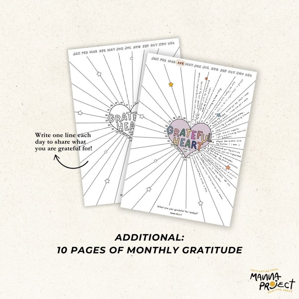 Jual Kids Gratitude Journal - Lilac Version | Manna Project | Bible ...