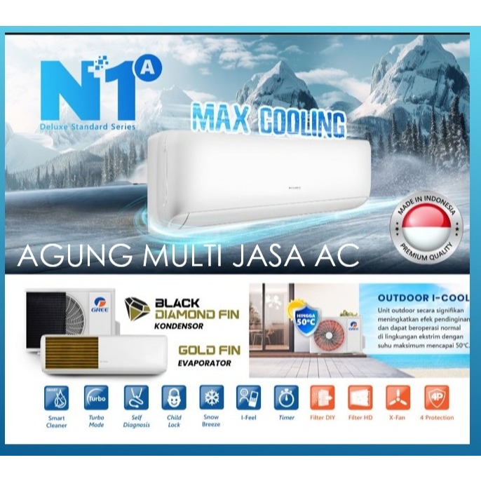 Jual AC GREE GWC 05 N1 A - 0.5 PK (SUDAH TERMASUK ANTAR ) | Shopee ...