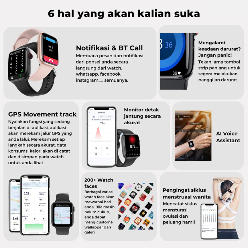 Jual Promo Terbaru [Baru 2025] Samsung Smartwatch 10 Pro Max 2.3 ...