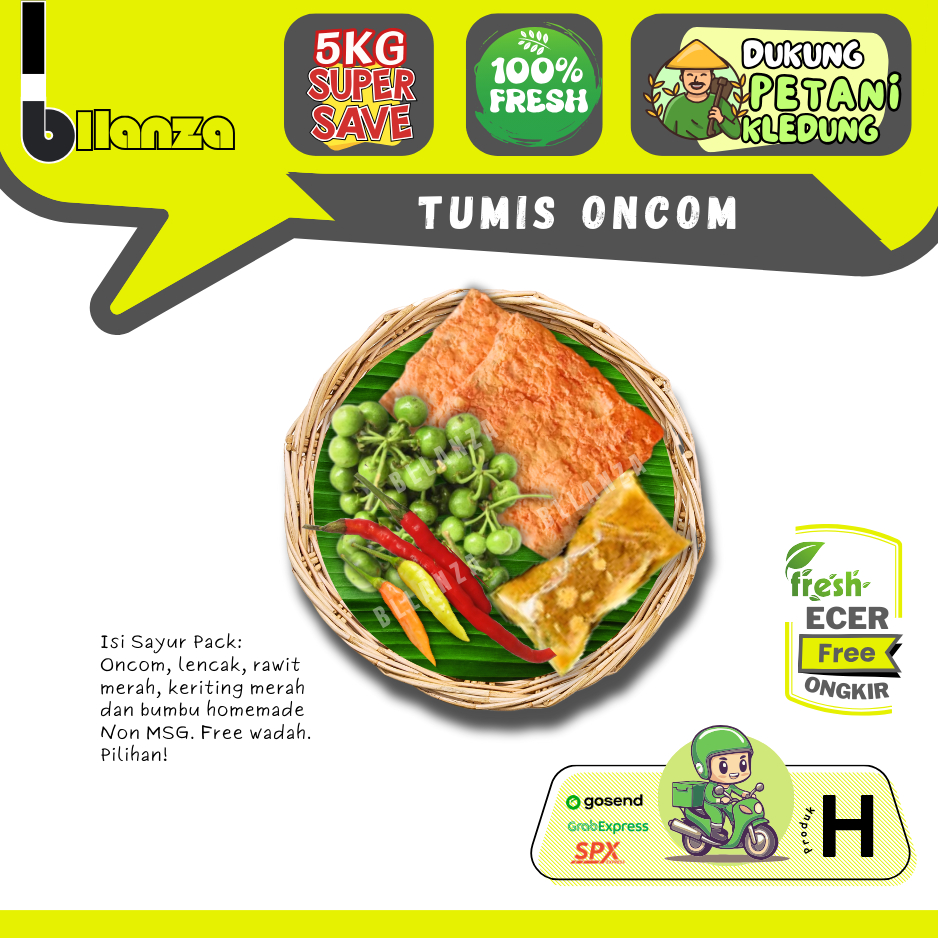Jual Bllanzanow | Tumis Oncom Bandung — Sayur Pack — Sayur Gunung ECER ...