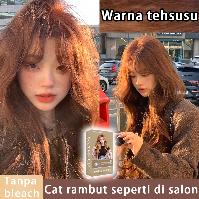 Jual [Pengiriman cepat]STYLE FIT Warna tehsusu cat rambut 200ml,gratis ...