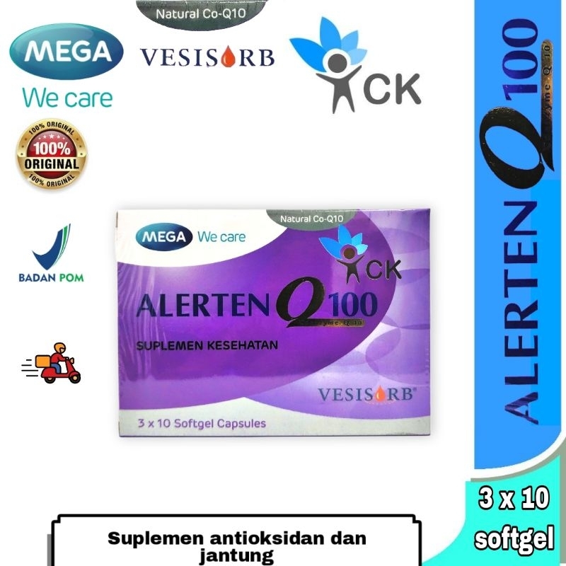 Jual ALERTEN Q100 BOX suplemen kesehatan jantung | Shopee Indonesia