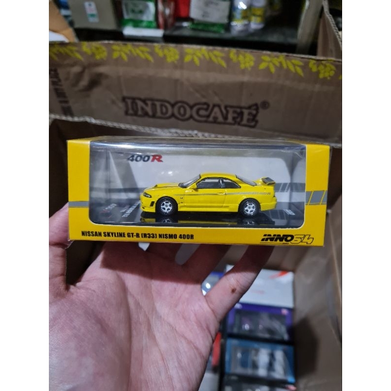 Jual inno64 nissan skyline gtr r33 nismo 400r lighting yellow | Shopee Indonesia