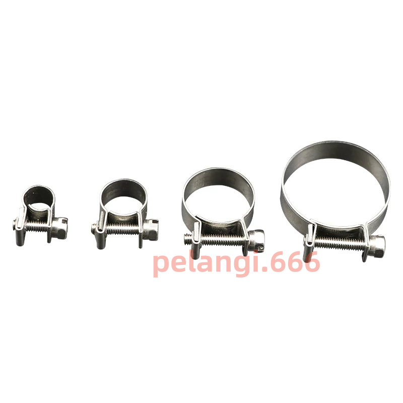 Jual KLEM MINI HOSE CLAMPS 8MM - 20MM / KLEM SELANG AIR / KOMPRESOR ...