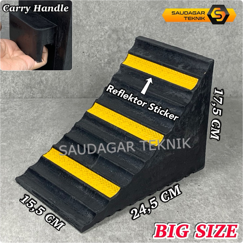 Jual Karet Ganjalan Parkir Ban Mobil Truk Box Engkel Mini Bus Karet ...