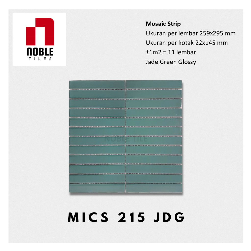 Jual Noble Tile Mosaic 215 Kit Kat / Strip / Garis Keramik Mozaik ...