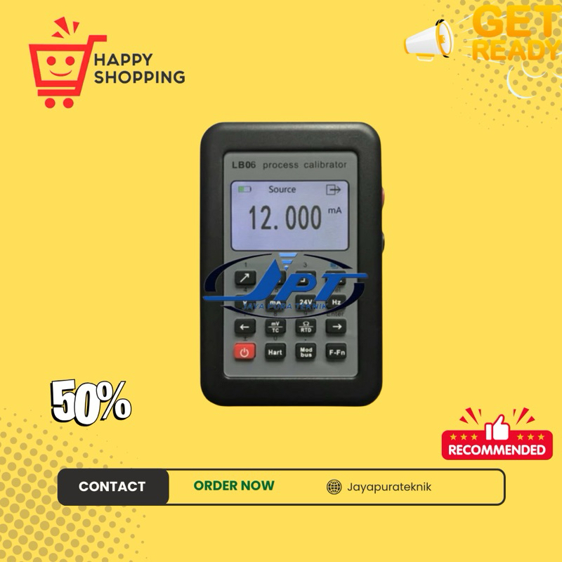 Jual Process Calibrator Hart Modbus LB06 Signal Generator Source ...