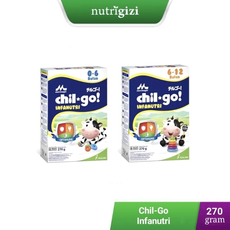 Jual Nutrigizi | Morinaga Chil Go Powder Infanutri 270 gr 0-6 Bulan & 6 ...