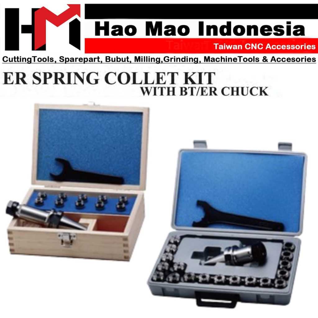 Jual ER Spring Collet Kit With BT/ER Chuck BT40-ER32 Merk Cheersun ...
