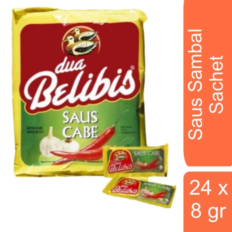 Jual Sambal Belibis sachet 8 gr isi 24's | Shopee Indonesia