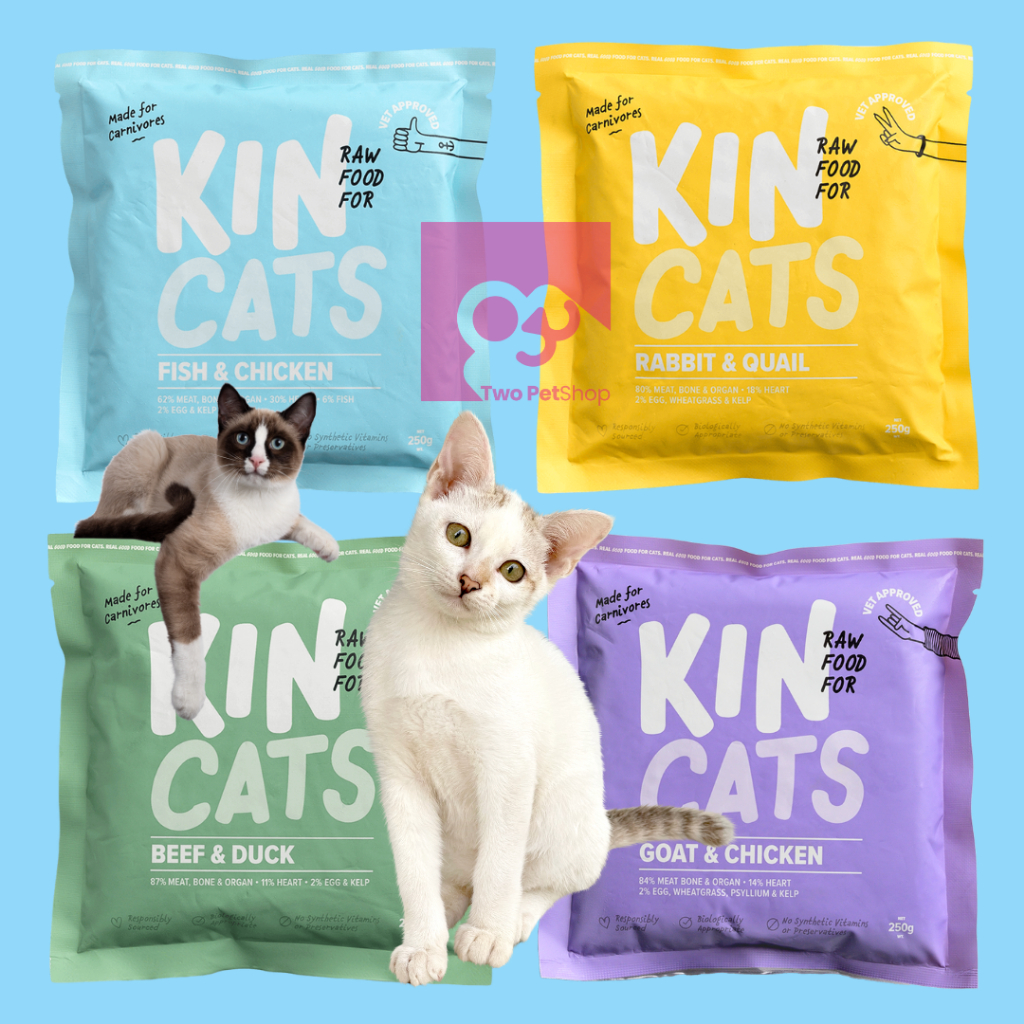 Jual KIN - Raw Cat Food - Makanan Kucing Raw - All Variant - 250 Gr ...