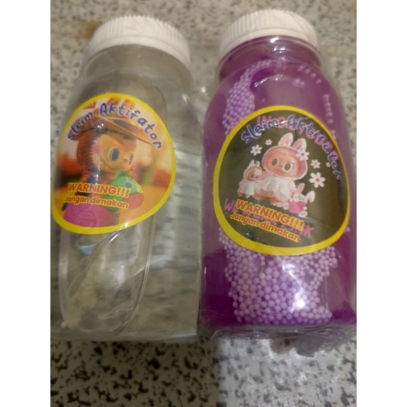 Jual mainan anak slem aktifator bahan untuk membuat slem | Shopee Indonesia