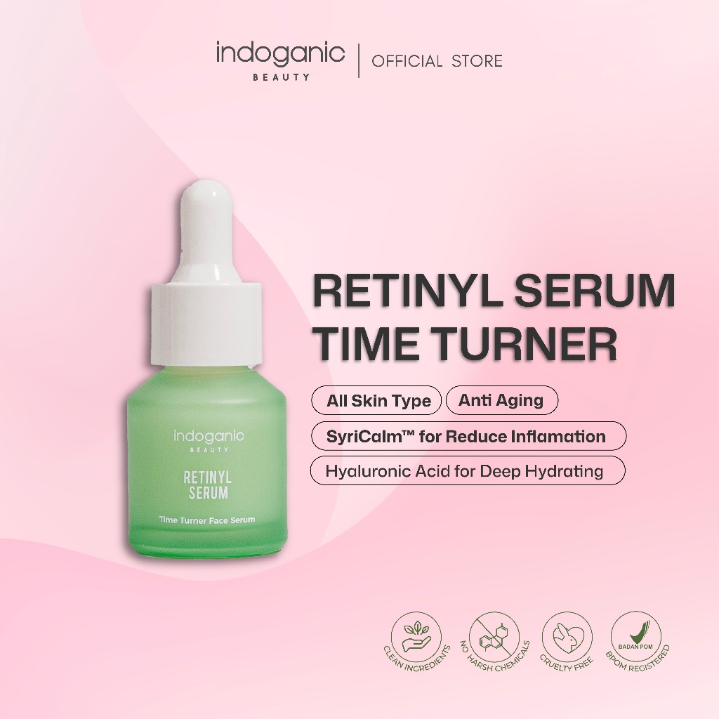 Jual Indoganic Beauty Retinyl Serum Youth Renewal Face Serum 15ml ...