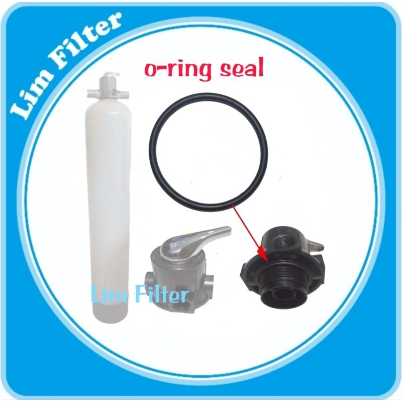 Jual O-RING SEAL 3 WAY HEAD FRP RUNXIN MOUNTING BASE 2,5 INCH | Shopee ...