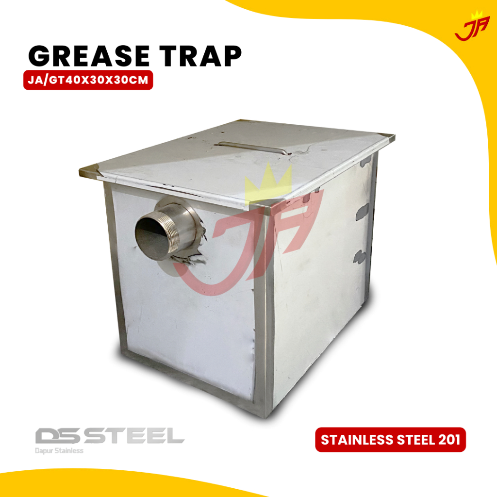 Jual DS STEEL Grease Trap Stainless Steel 201 Uk 40x30x30cm/ 400 x 300 ...