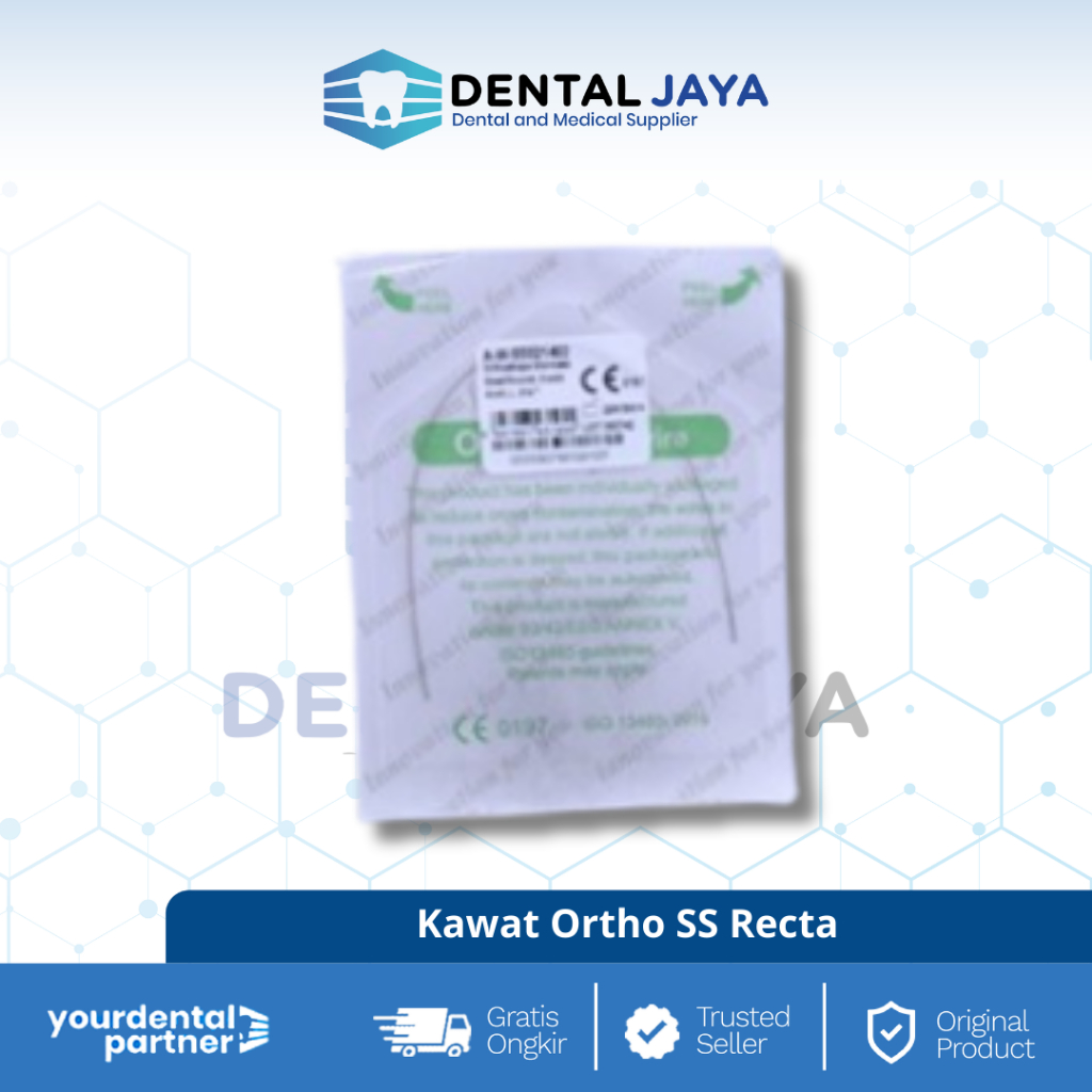 Jual Dental Jaya Kawat SS recta / Stainless Steel Behel Ortho Dental ...