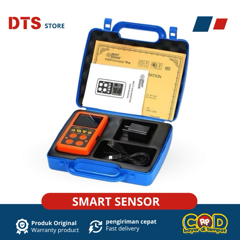 Jual Gas Detector Sertifikat Kalibrasi CO O2 H2S LEL Smart Sensor ...