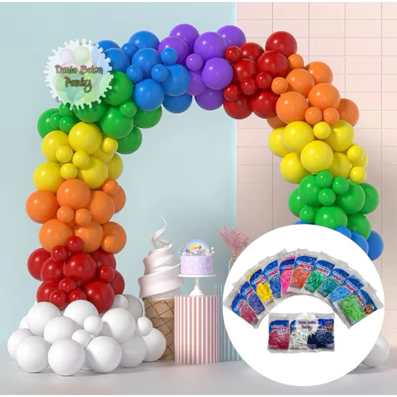 Jual Balon Latex Doff / Balon Doff 5 inch Per Pack (100pcs) | Shopee ...