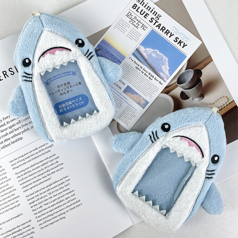 Jual Shark Photocard Holder Card Kartu Hiu Boneka PC Korea | Shopee ...