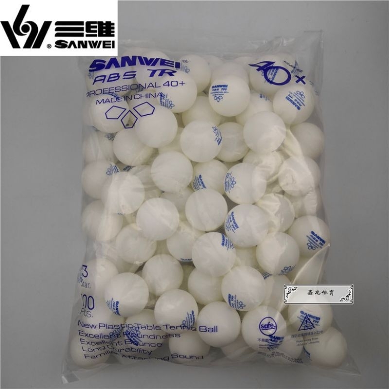 Jual 50 Pcs Bola Pingpong Sanwei / Bola Tenis Meja Sanwei Abs 40+ Original | Shopee Indonesia