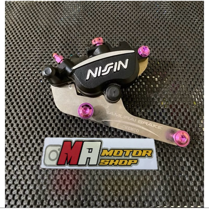 Jual paket baut kaliper nissin samurai titanium ( harga 5pcs ) | Shopee Indonesia